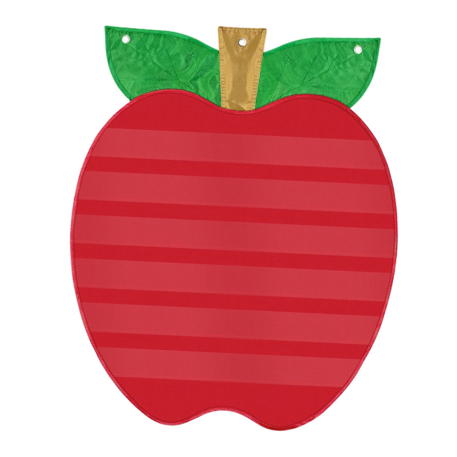 XAIAUHUA 6-Pocket Wall Chart - Red Classroom Pocket Chart for Daily Schedules, Teaching Supplies ...