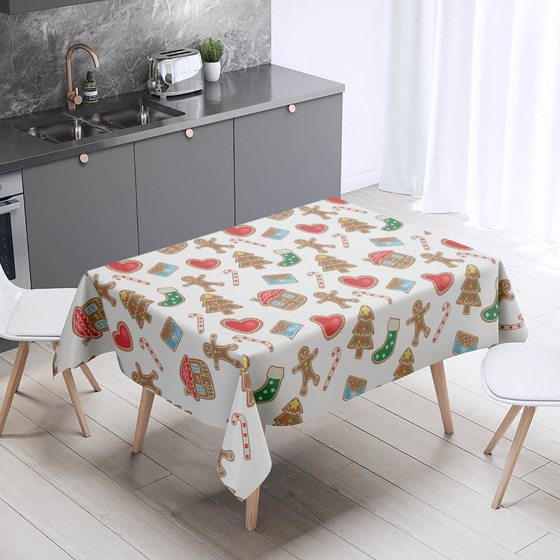 XAJAT 70‘‘x70'' Cartoon Rectangle Tablecloth, Cotton Linen Table Covers ...