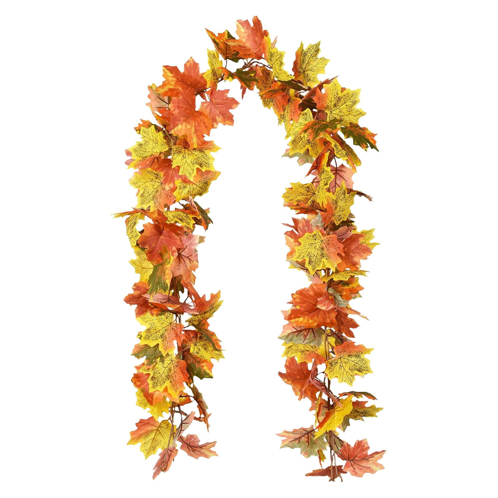XANSHEClearance Fall Decorations for Home Large Leaves Fall Garland ...