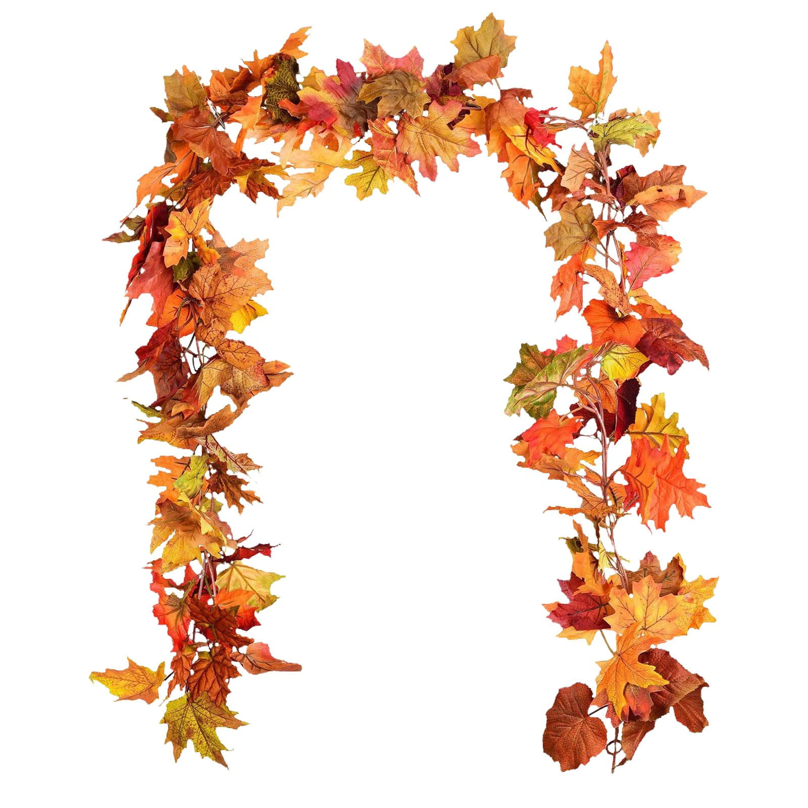 XANSHEClearance Fall Decorations for Home Large Leaves Fall Garland ...