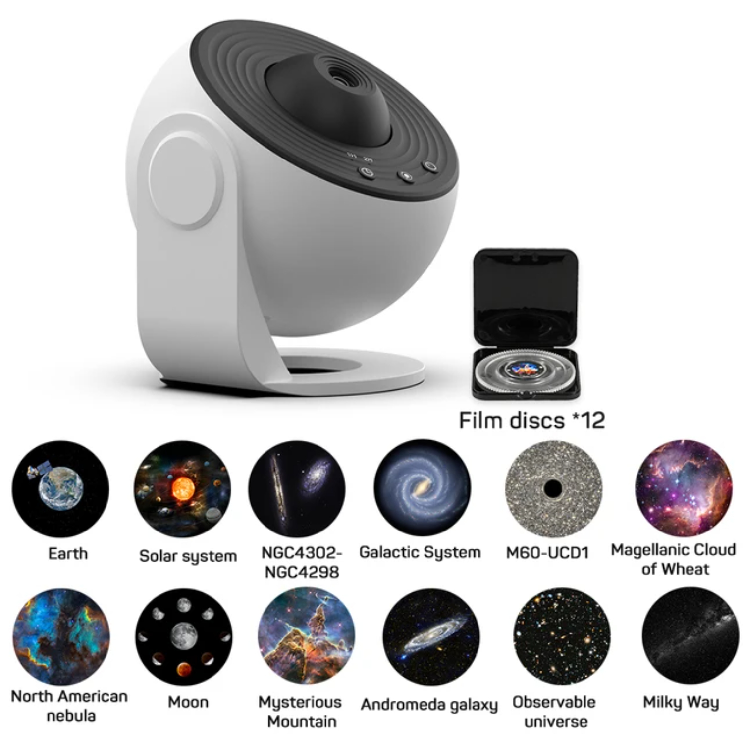 XAOCENH 12 in 1 Rocket Astronaut ° rotary Star Projector LED Night ...