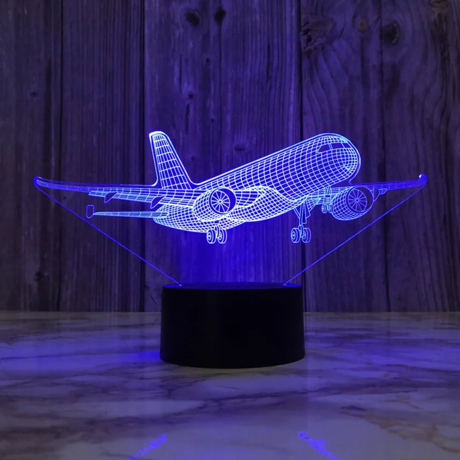 XAOCENH Bright and Colorful 3D Airplane Night Light for Boys - Cool and ...