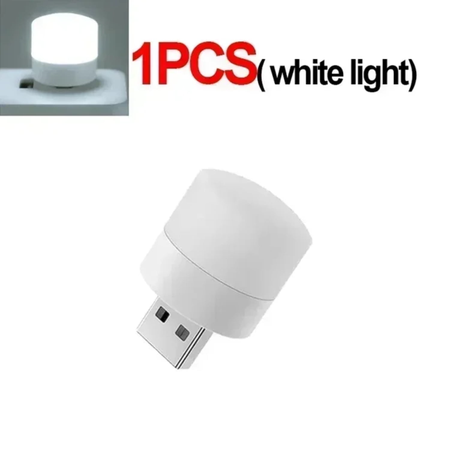 XAOCENH Bright and Convenient Mini USB LED Light: Set of 50 Small Round ...