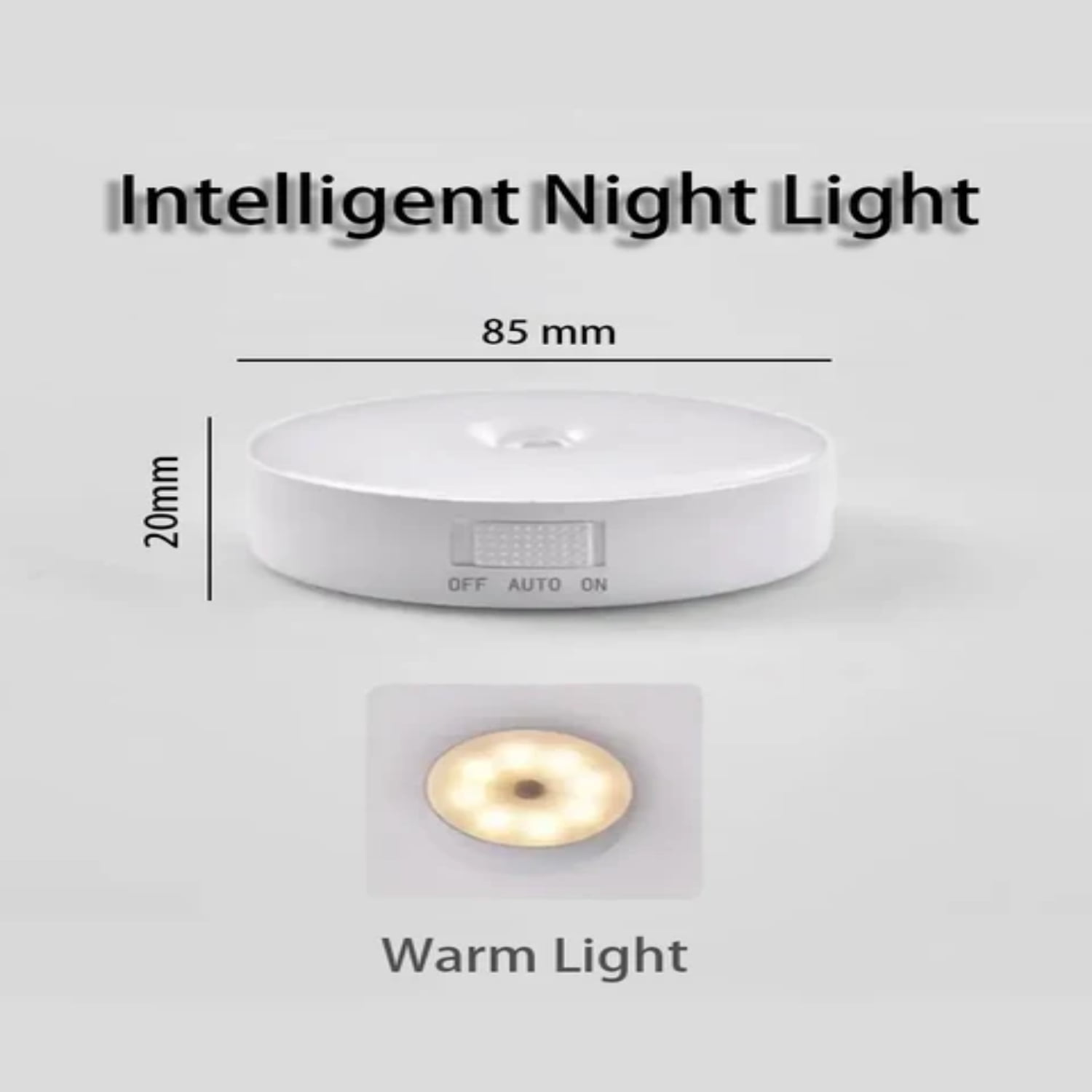 XAOCENH Convenient smart and wireless USB rechargeable night light with ...