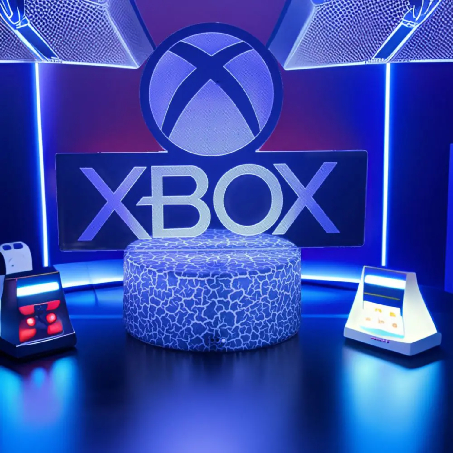 XAOCENH Gaming Lamp 3D Night Light Gaming Room Desk Setup Lighting ...