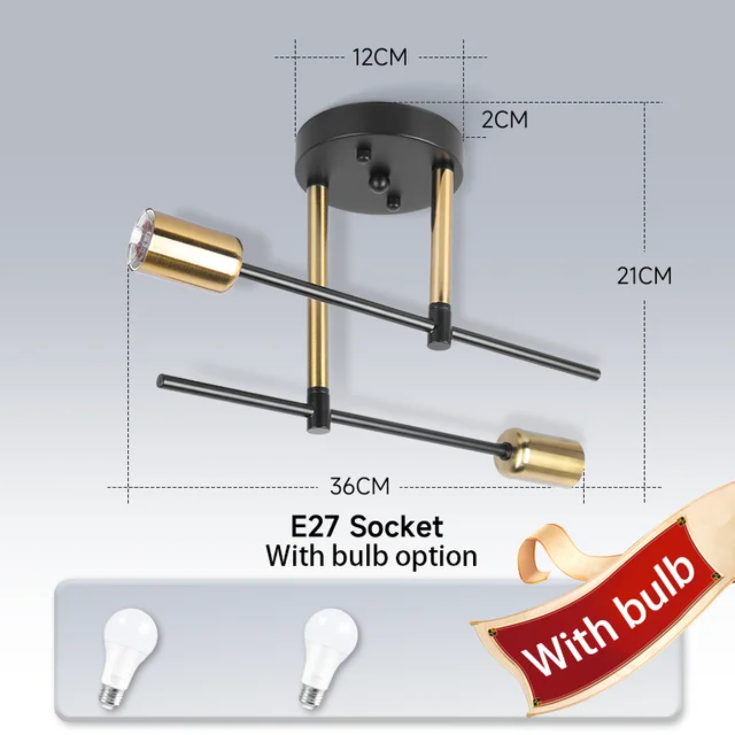 XAOCENH Luxurious Modern Nordic LED Chandelier E27 Lamp Bulb for ...