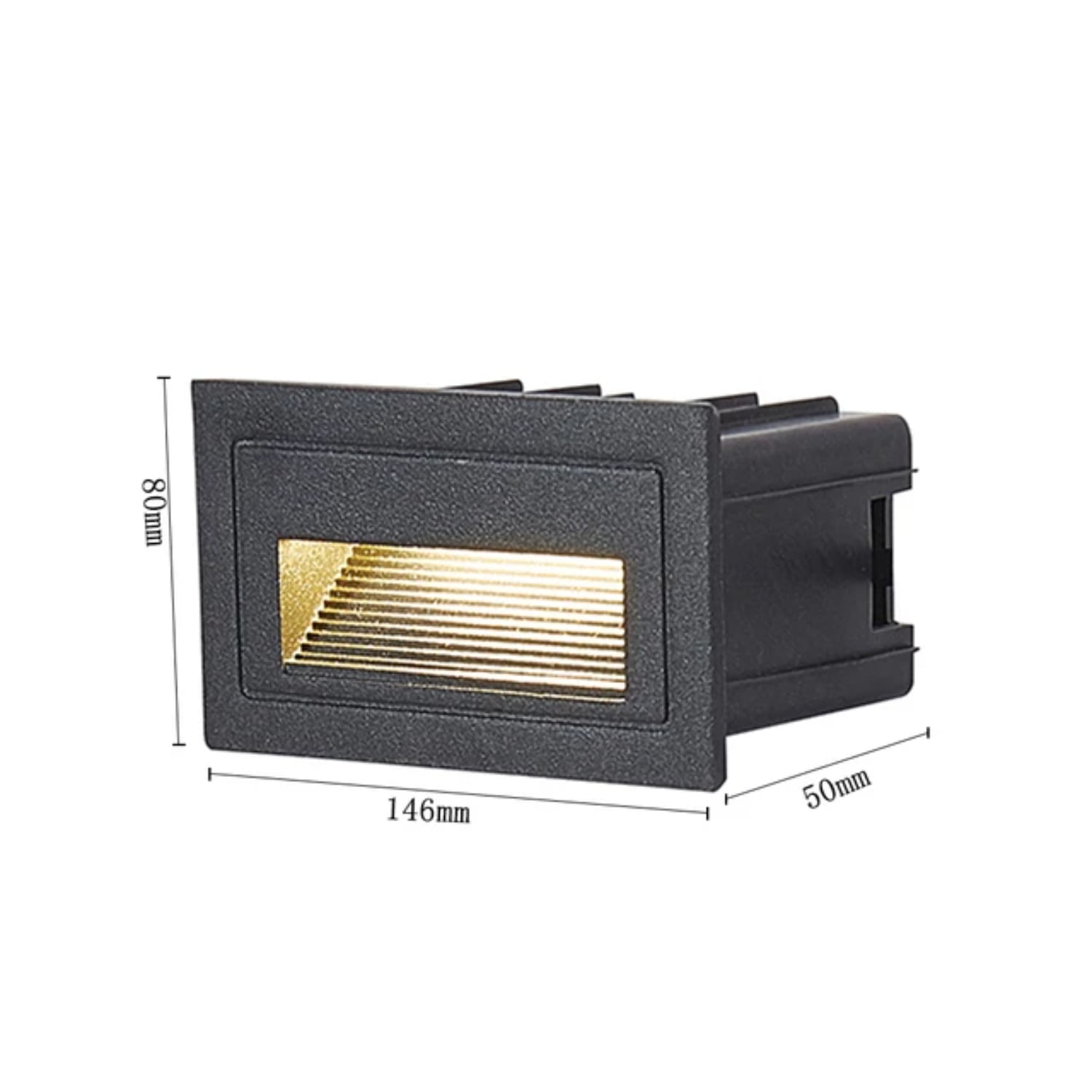 XAOCENH Outdoor Lighting Recessed Wall Lamp Waterproof IP65 Led ...