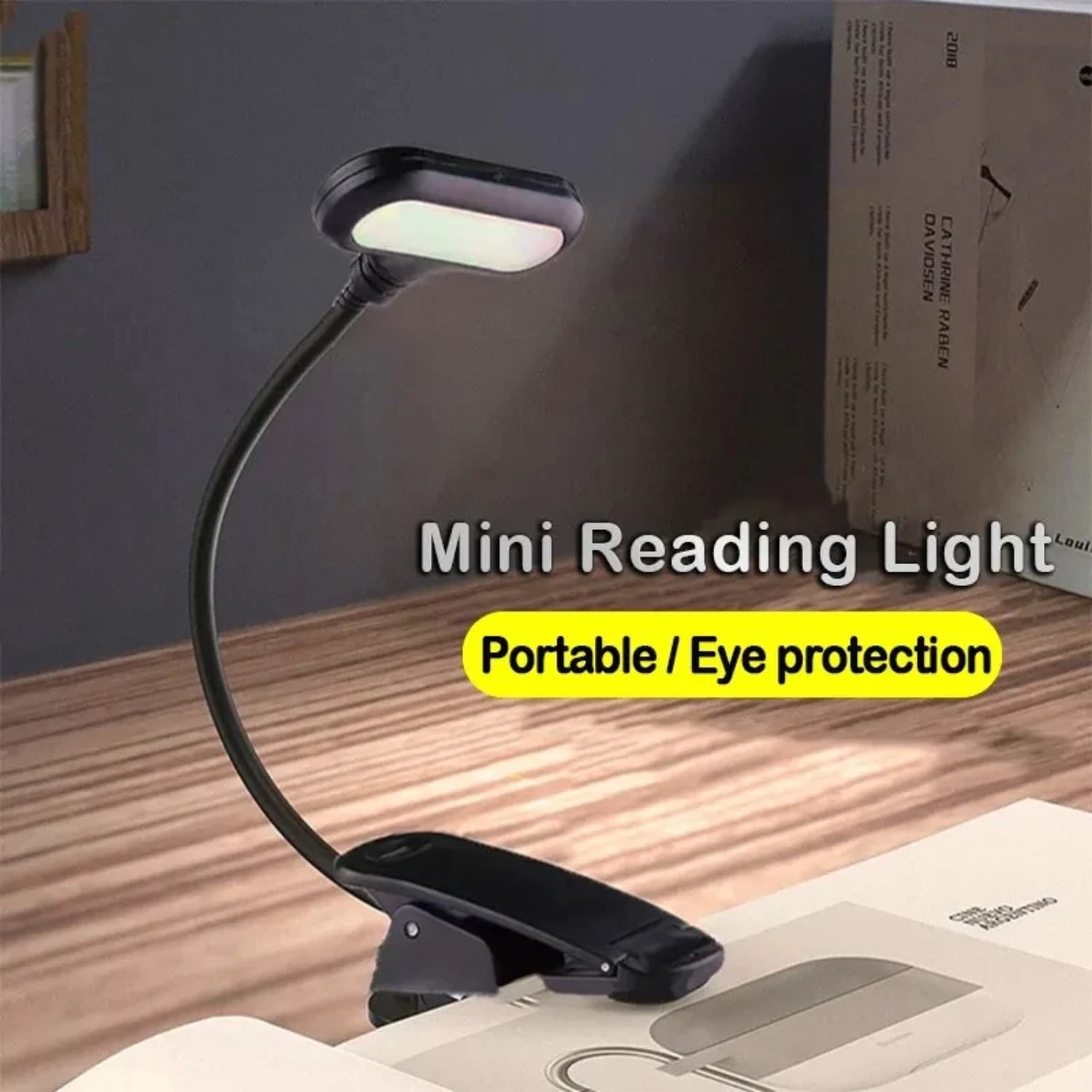 XAOCENH Portable and Bright LED Clip-On Desk Lamp - Adjustable and ...