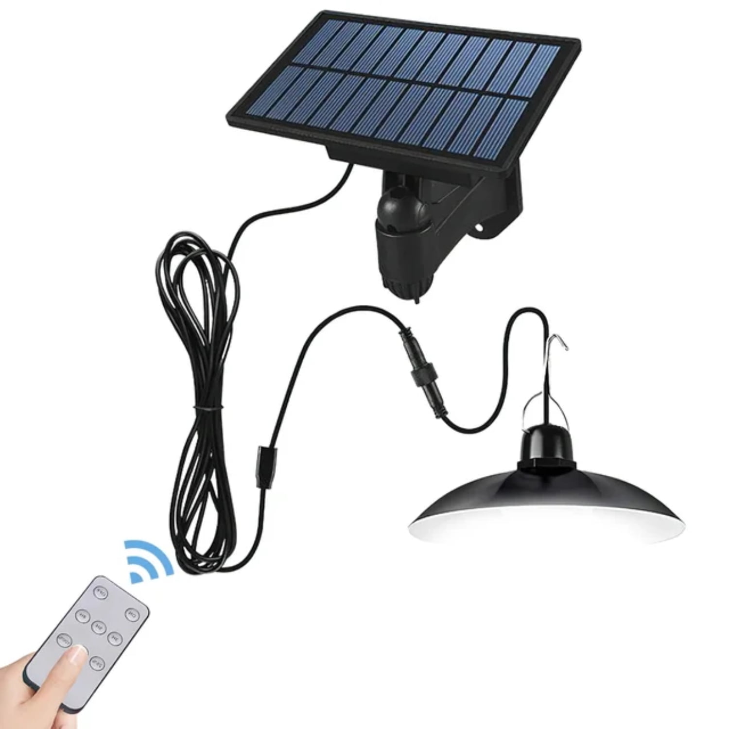 XAOCENH Single Dual Heads Solar Pendant Lights Remote Control Indoor ...