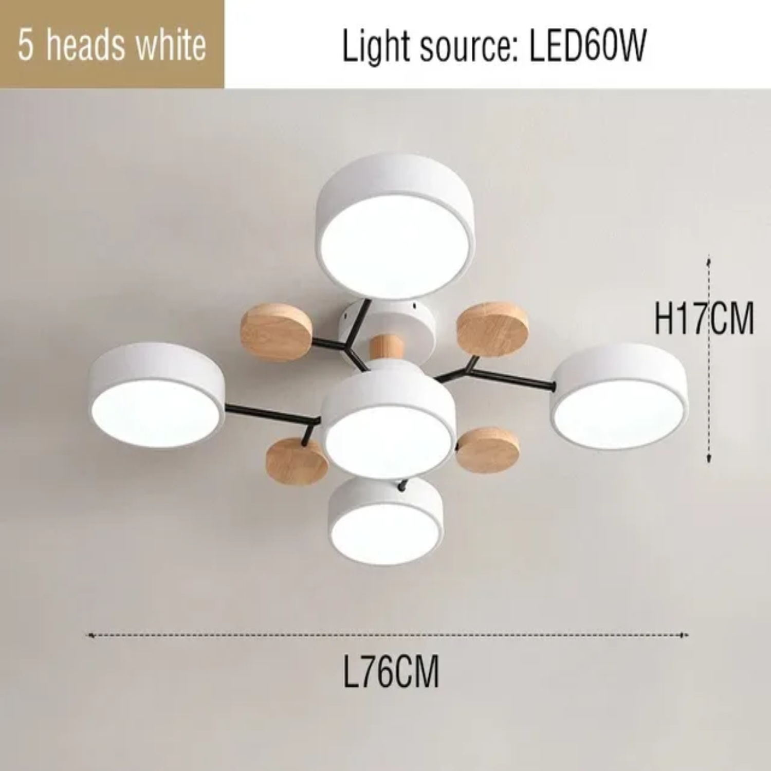 XAOCENH Sophisticated LED chandelier with elegant color options ...