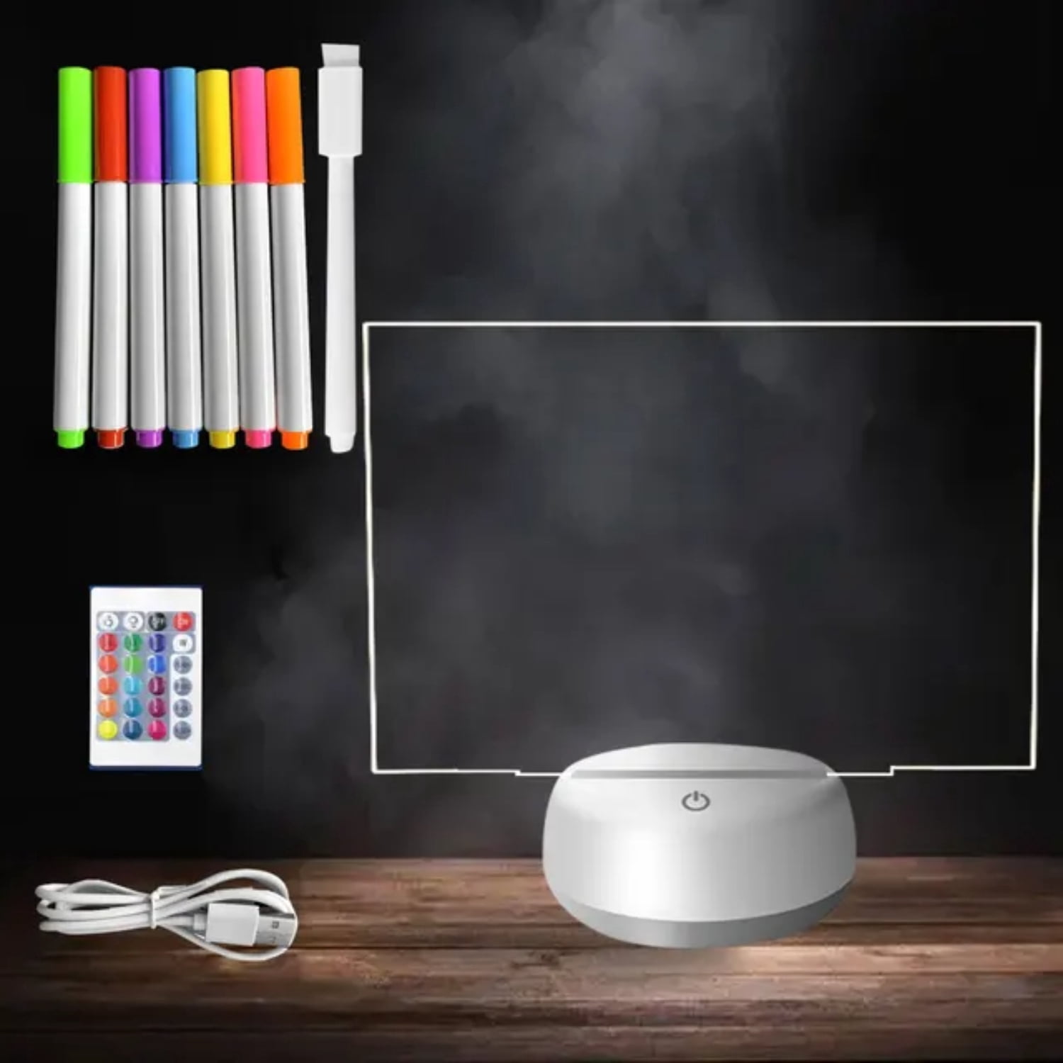 XAOCENH Stunning Color Changing Acrylic LED Writing Board with ...