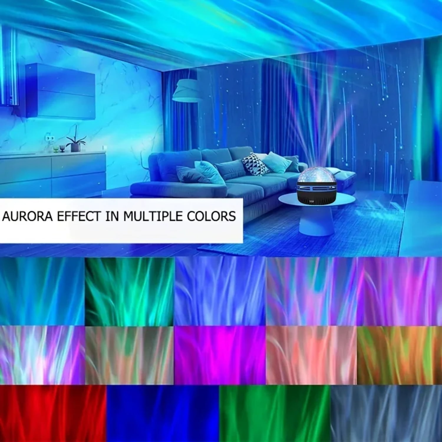 XAOCENH al experience with the captivating Mini Aurora Projector Light ...