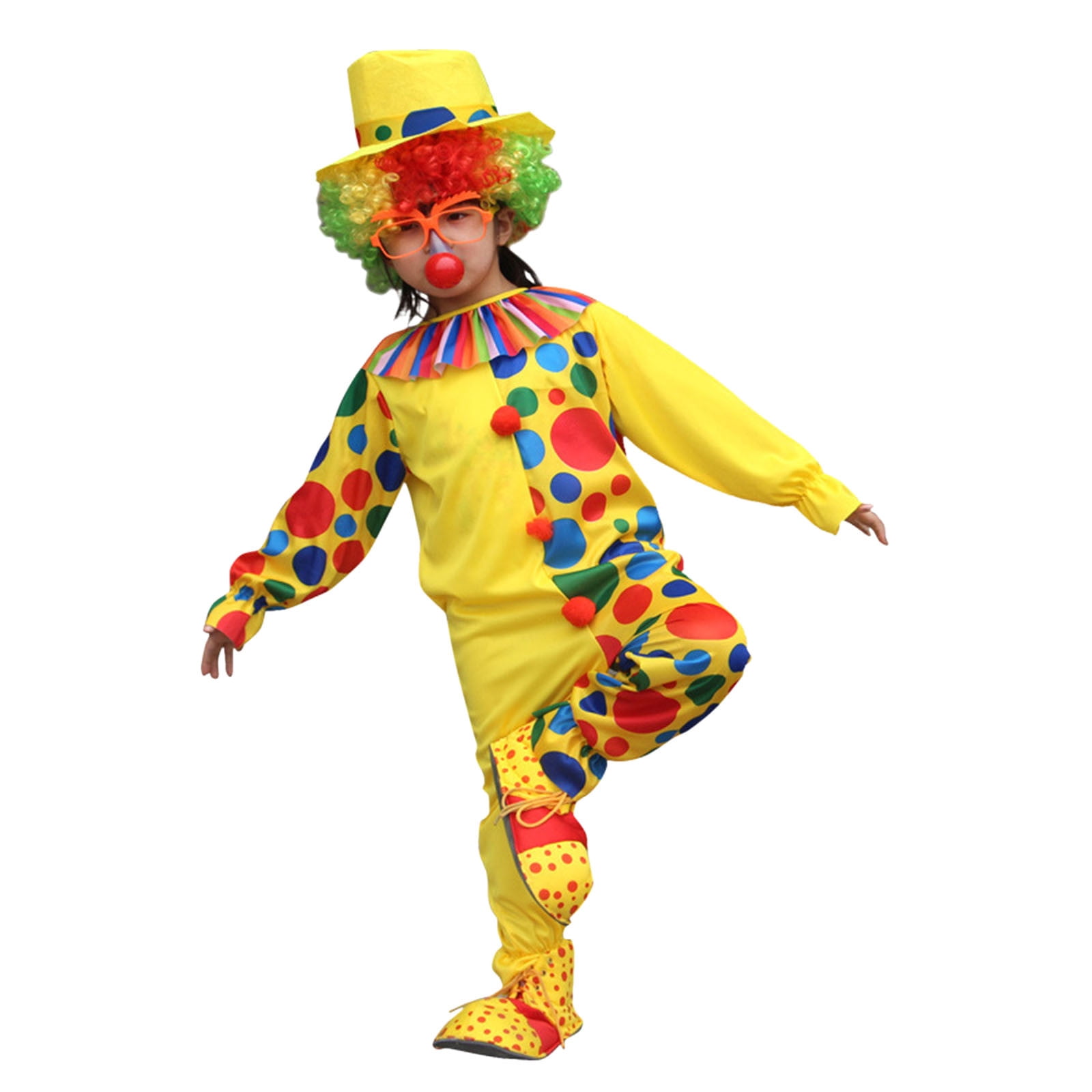 XAOFW Kids Outfits Childrens Clown Dress Up Stage Performance Play ...
