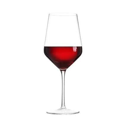 XARY Crystal Wine GlassesChampagne Red Wine Glass 360 ml Laser Cut Thin ...