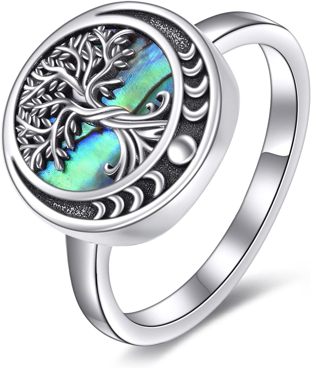 XATENJE Tree of Life Rings Sterling Silver Celtic Knot Tree of Life ...