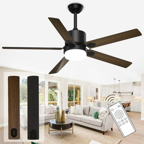 Open Box Xaujix Ceiling Fans with Lights and Remote Control, 60 inch ...