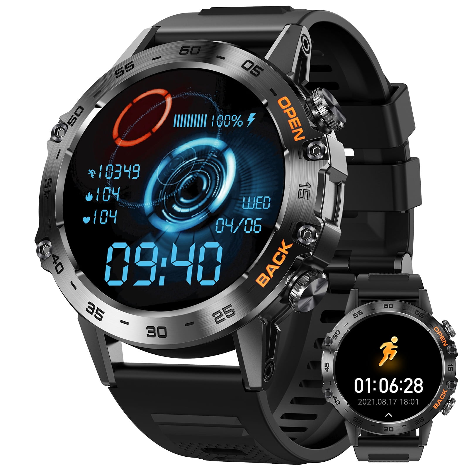 XAXRE Smartwatches for Men with Bluetooth Calls, 1.39'' HD Outdoor ...