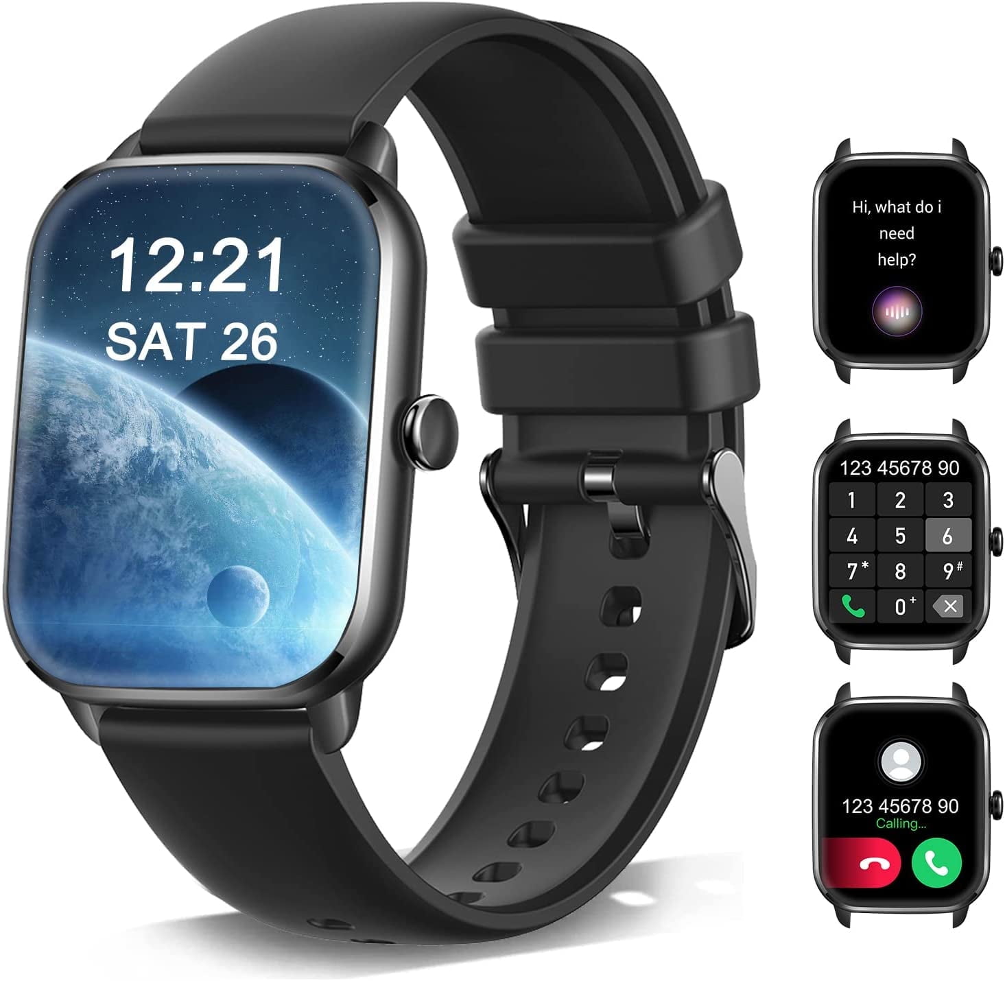 XAXRE Smart Watches for Men Women Make/Answer Call, 1.9" HD Ultra ...