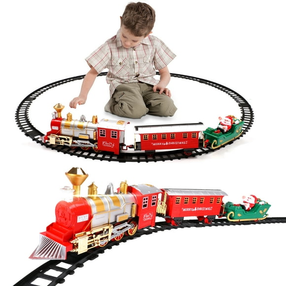 Train Track That Goes Around Christmas Tree