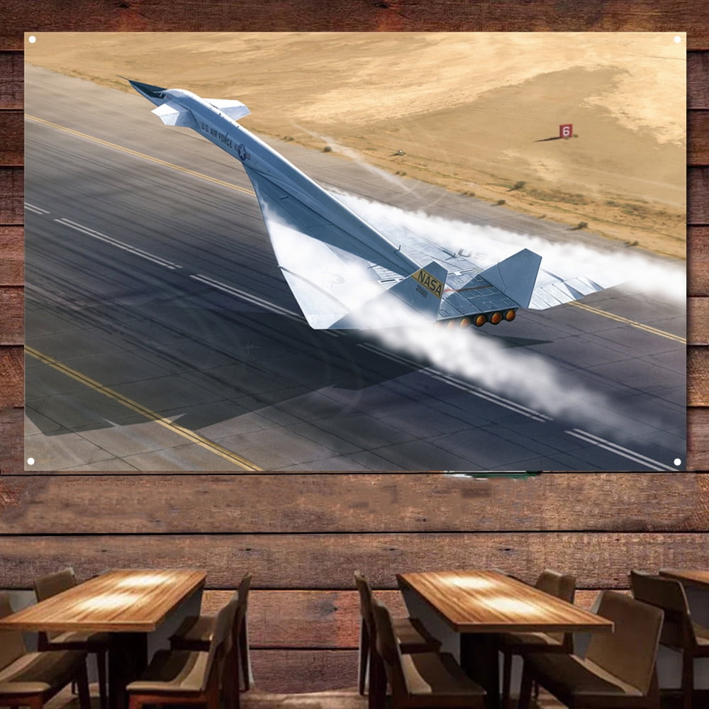 XB-70 Valkyrie Bomber Airplane Banner & Flag - Military Wall Art Poster ...