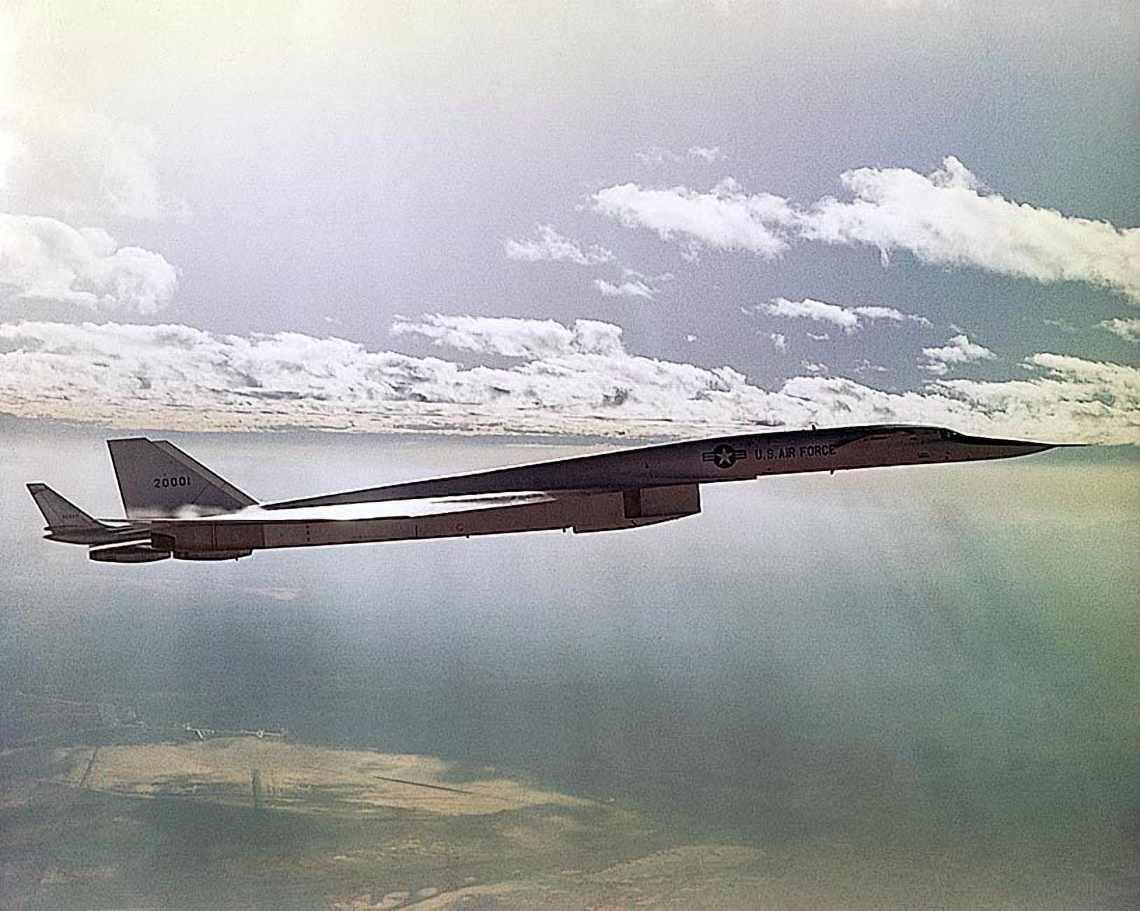 XB-70 / XB-70A Valkyrie B-58 Flight Test Style -2 - 24x36 Inch ...