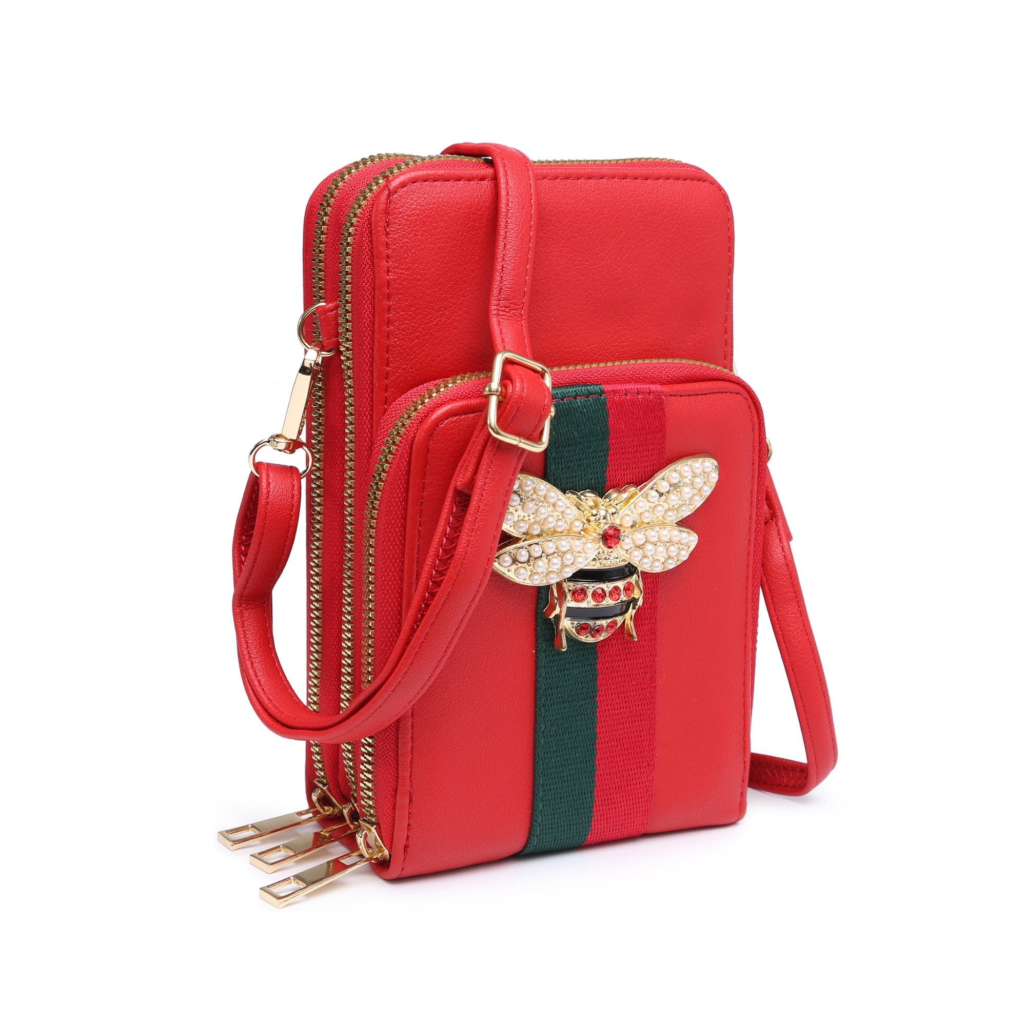 XB Bow Decorated Crossbody Cell Phone Purse for Womens Crossbody Wallet ...