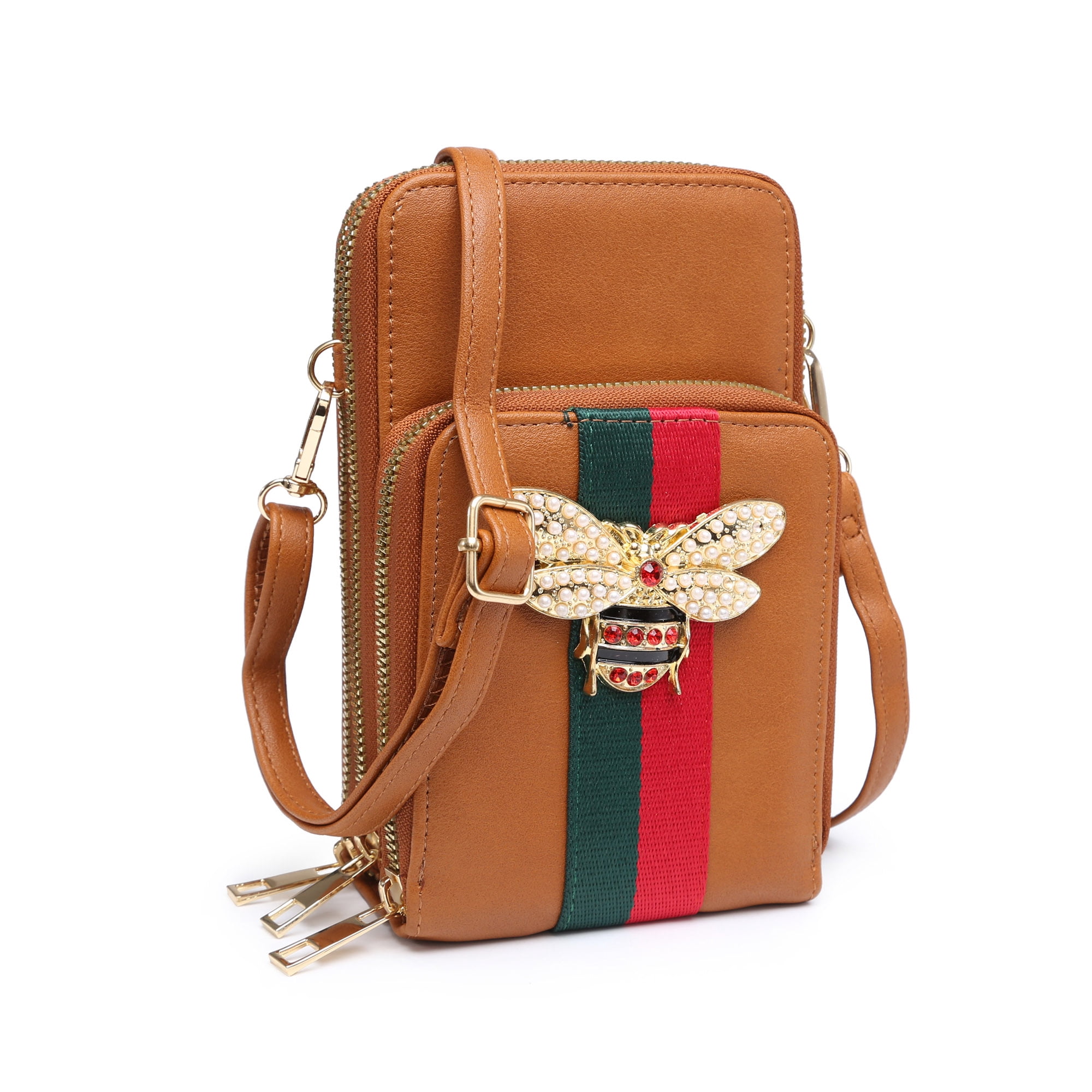 XB Bow Decorated Crossbody Cell Phone Purse for Womens Crossbody Wallet ...