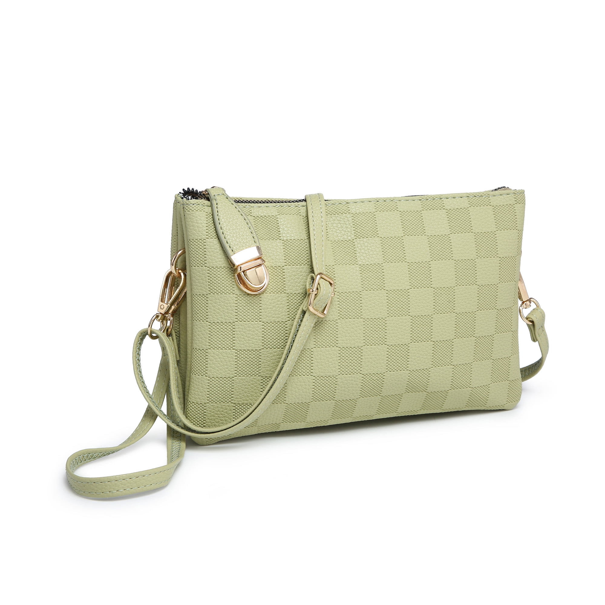 XB Crossbody Wallets for Women Color Block Wristlet Clutch Cell Phone ...