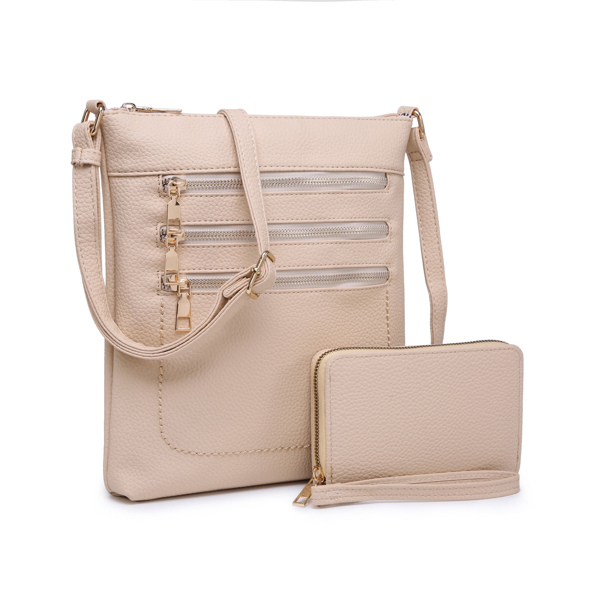 XB Leather Multi-Pocket Crossbody Purse Messenger Bag Waterproof Cross ...