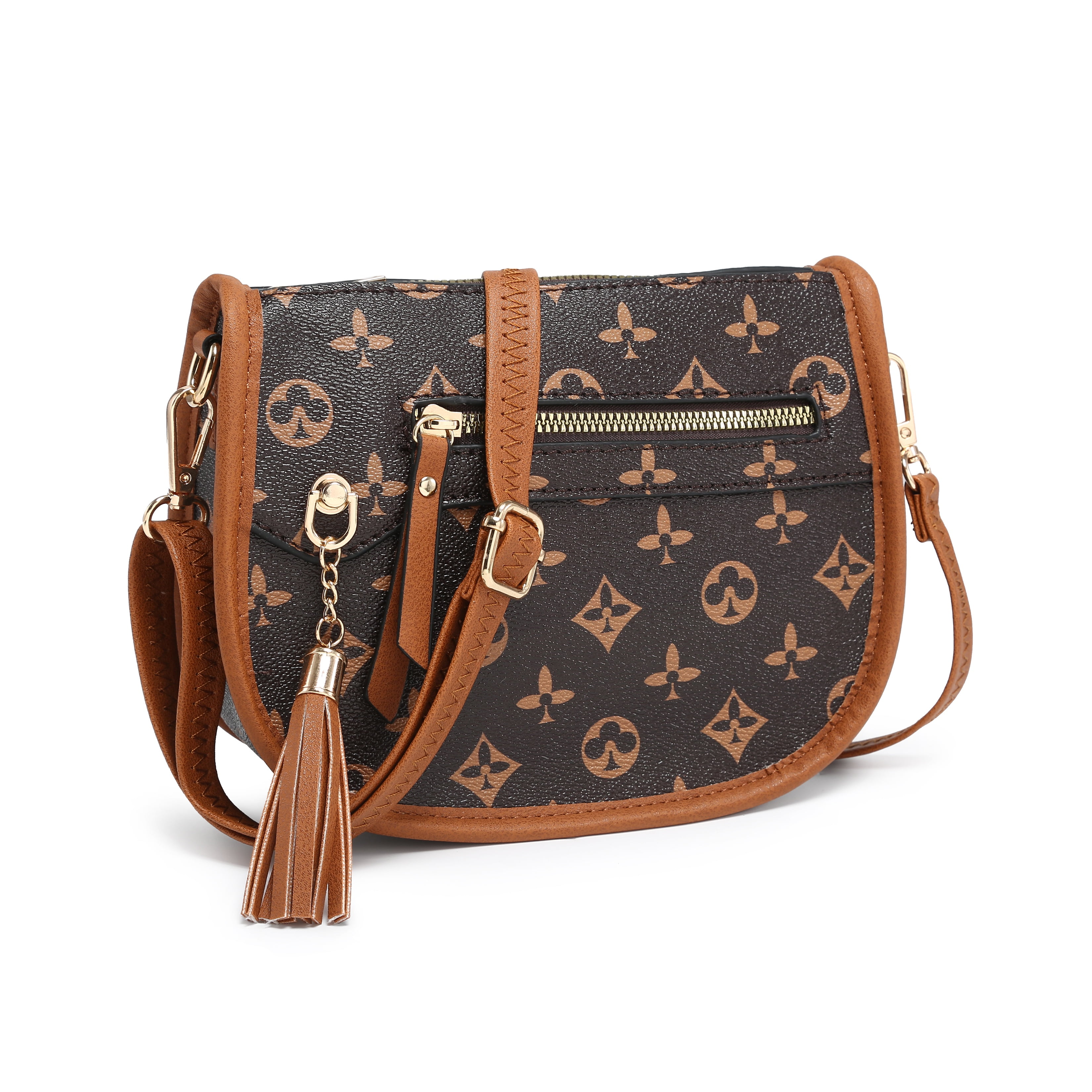 XB Mother Top Zipper Crossbody Handbag Shoulder Purse for Women Vegan ...