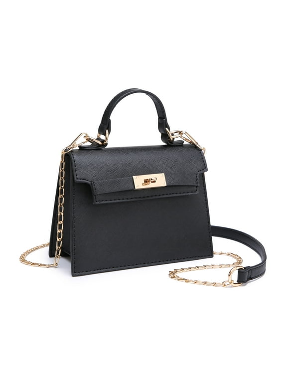 Black Mini Top Handle Satchel