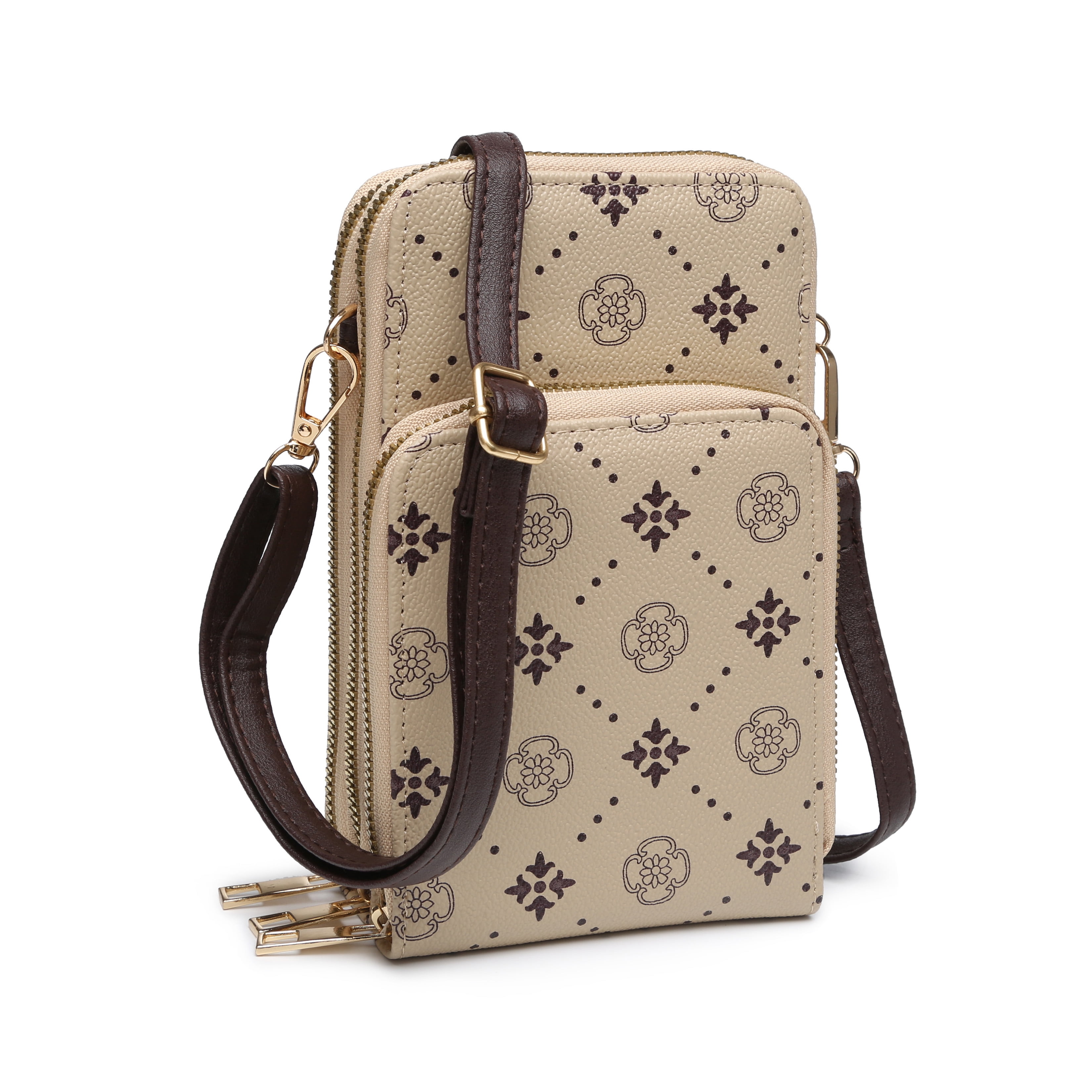 XB Womens RFID Leather Crossbody Smartphone Bag, Small Credit Cell ...