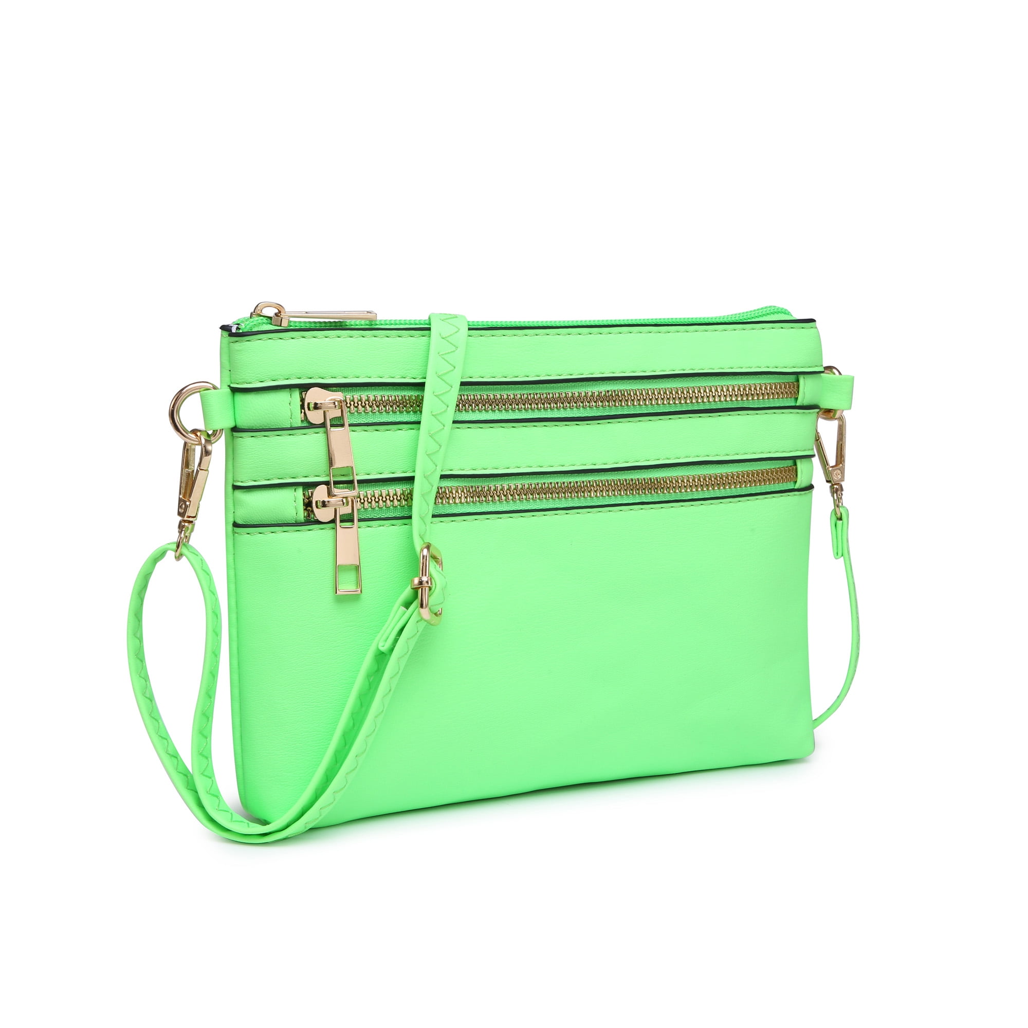 XB Womens Zip Purse Shoulder Handbag Leather Crossbody Bag Tassel ...