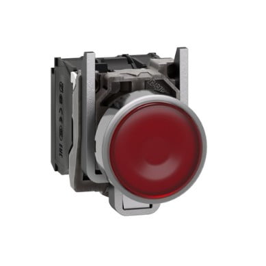 XB2-BA42 Schneider Electric Actuator ZB2 Red Momentary Push Button ...