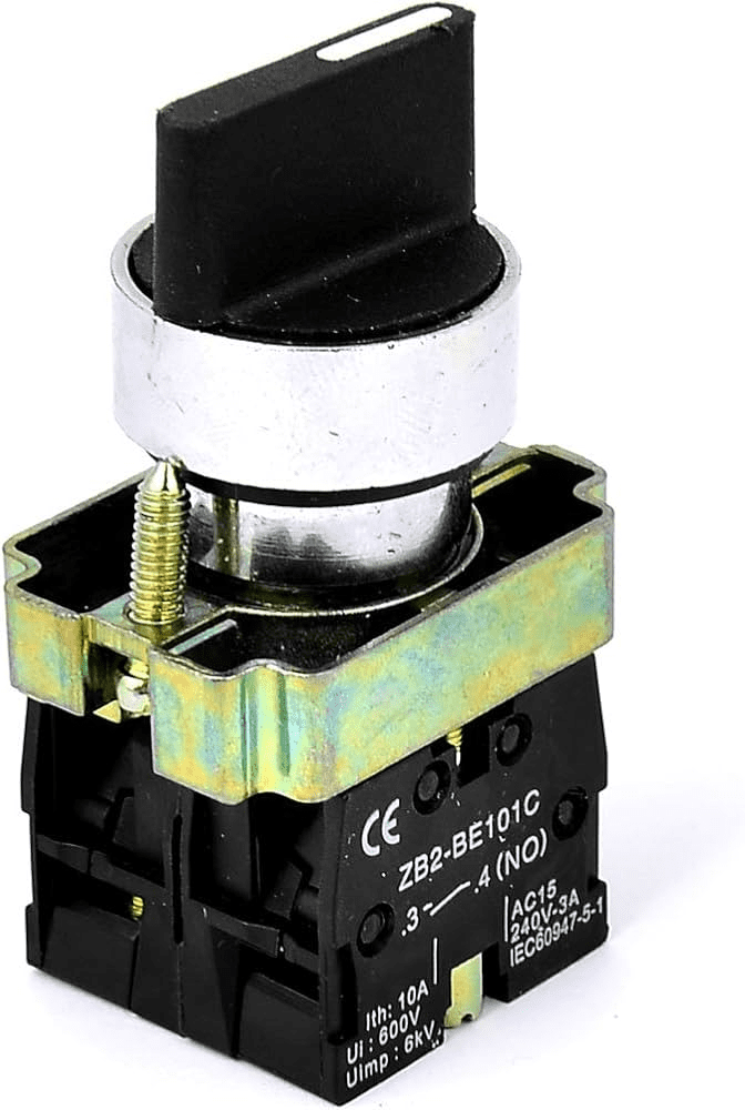 XB2-BD33 Schneider Heavy Duty Maintained Select Switch 3 Position 2NO ...