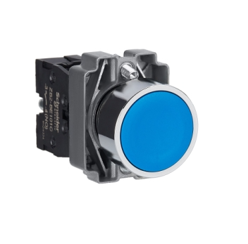 XB2BA61C Schneider Momentary Blue Push Button Switch (ZB2-BZ101+ ZB2 ...