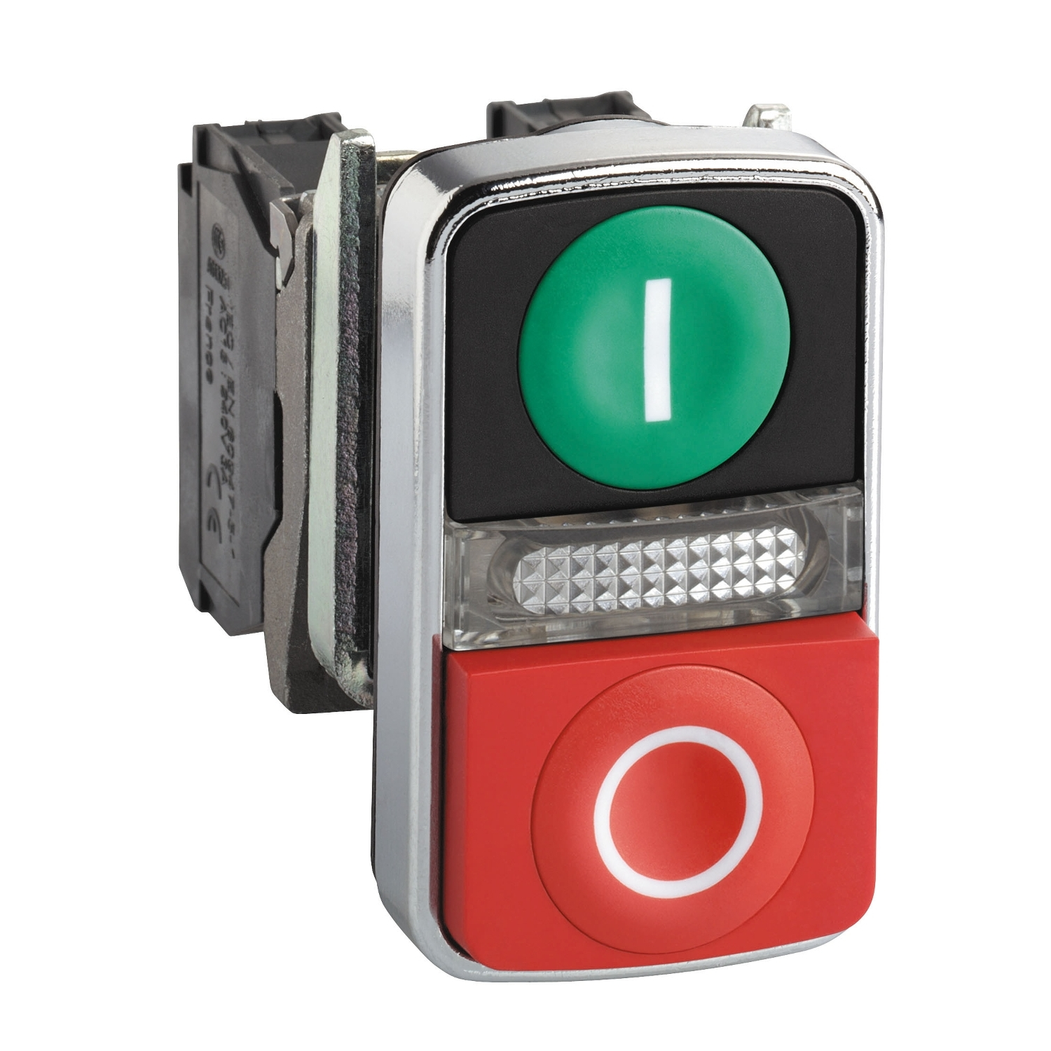 XB4BW84M5 Schneider Electric Push Button Red/Green 240VAC - Walmart.com