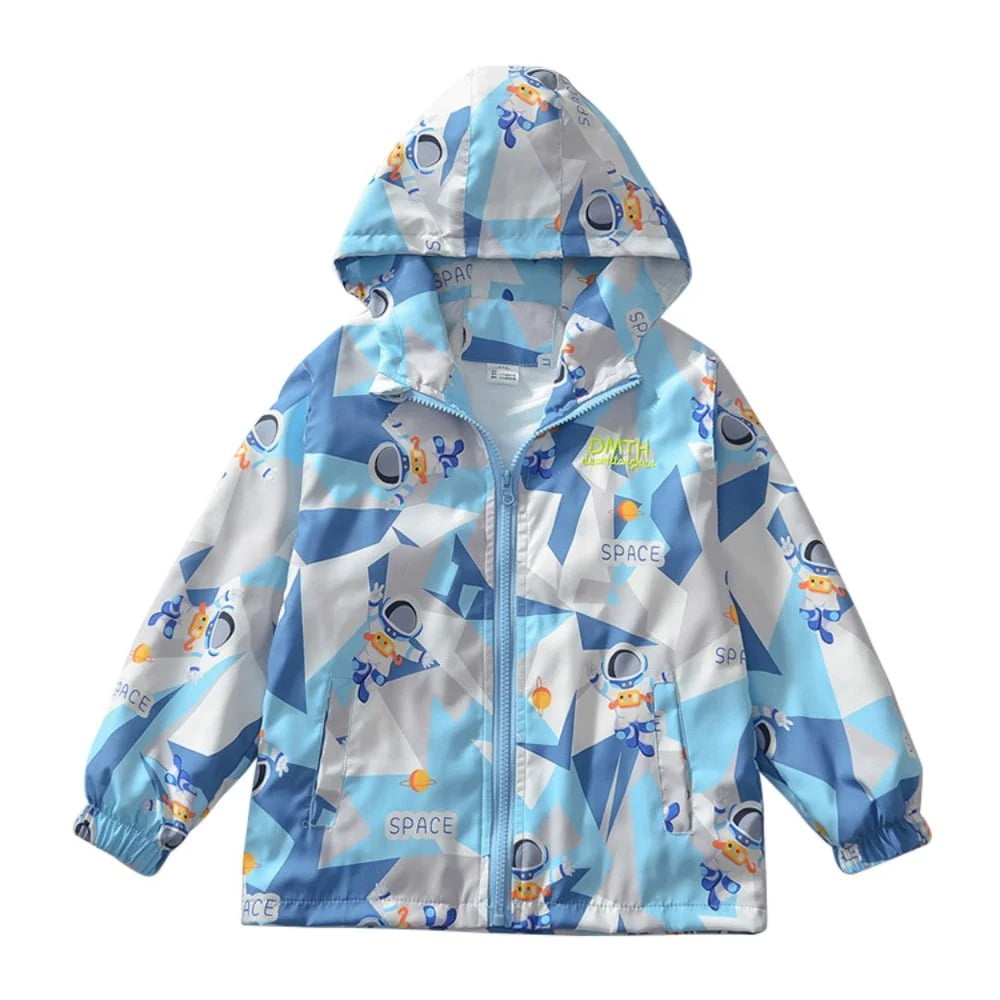 XBASW 4-14T Girls Boys Raincoat Jackets for Teen Kids Spring Fall Loose ...