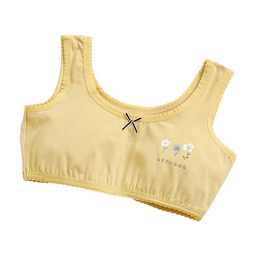XBASW 7-12 Years Girls Bra, Kids Girls Training Bra Cotton Bralette ...