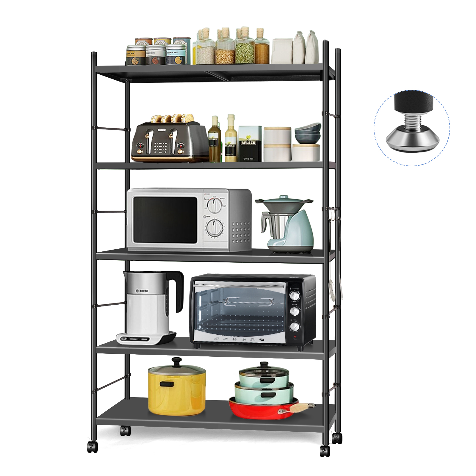 Lipper International 8807 Bamboo Wood Expandable 3-Tier Step Shelf ...