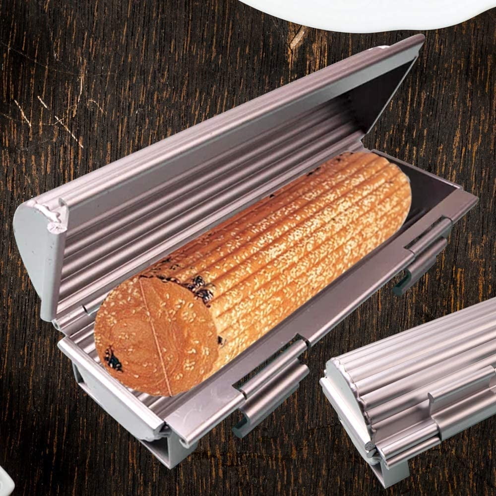 XBMego Aluminum Alloy Bread Toast Mold Cylinder Shape Loaf Pan Bread ...