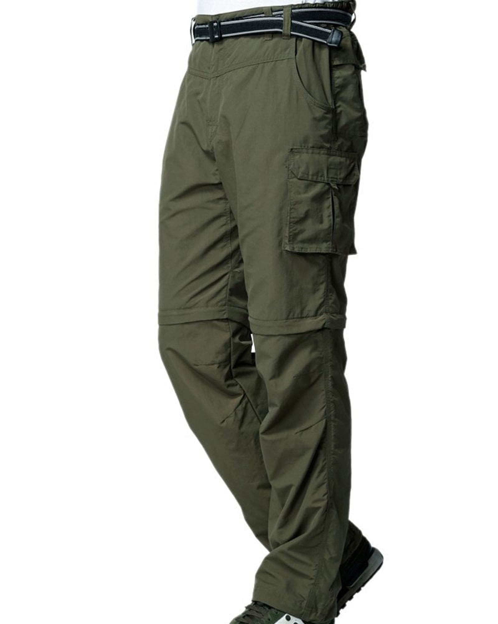 XBMego Convertible Cargo Pants for Men with Zip Off to Short Hiking ...