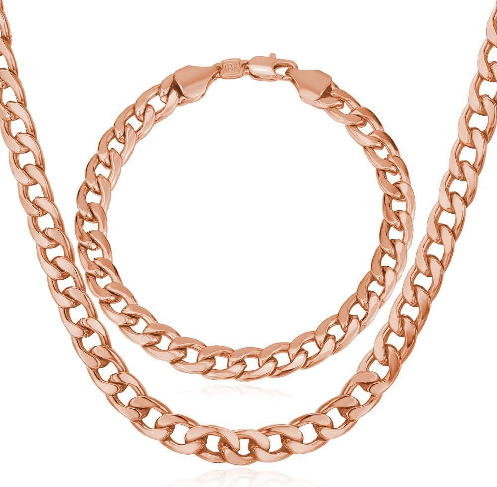 XBage Diamond Cut Miami Cuban Link Chain For Men Women Stainless Steel ...