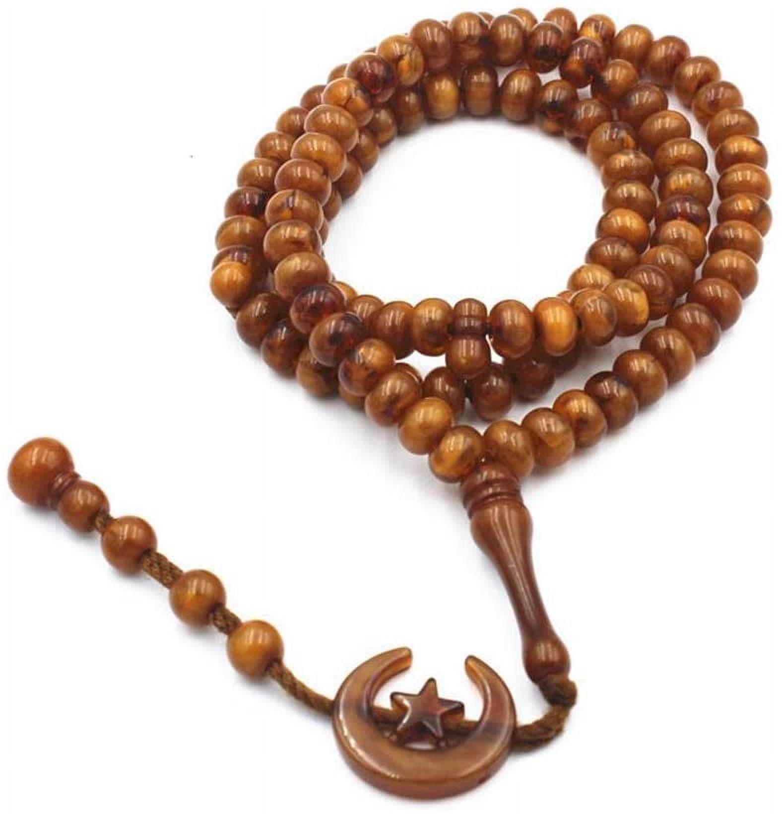 XBage Islamic Prayer Beads Prayer Beads Bracelet, Resin 99 Beads Eid ...