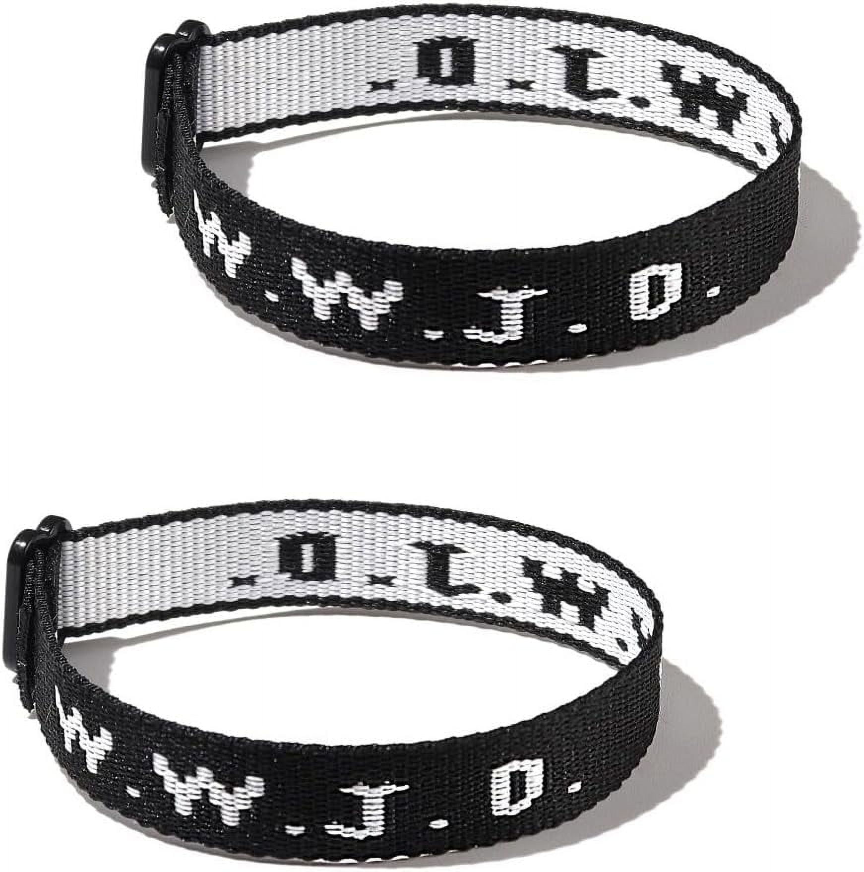 XBage What Would Jesus Do Bracelets Wwjd Bracelets Letter Matching ...