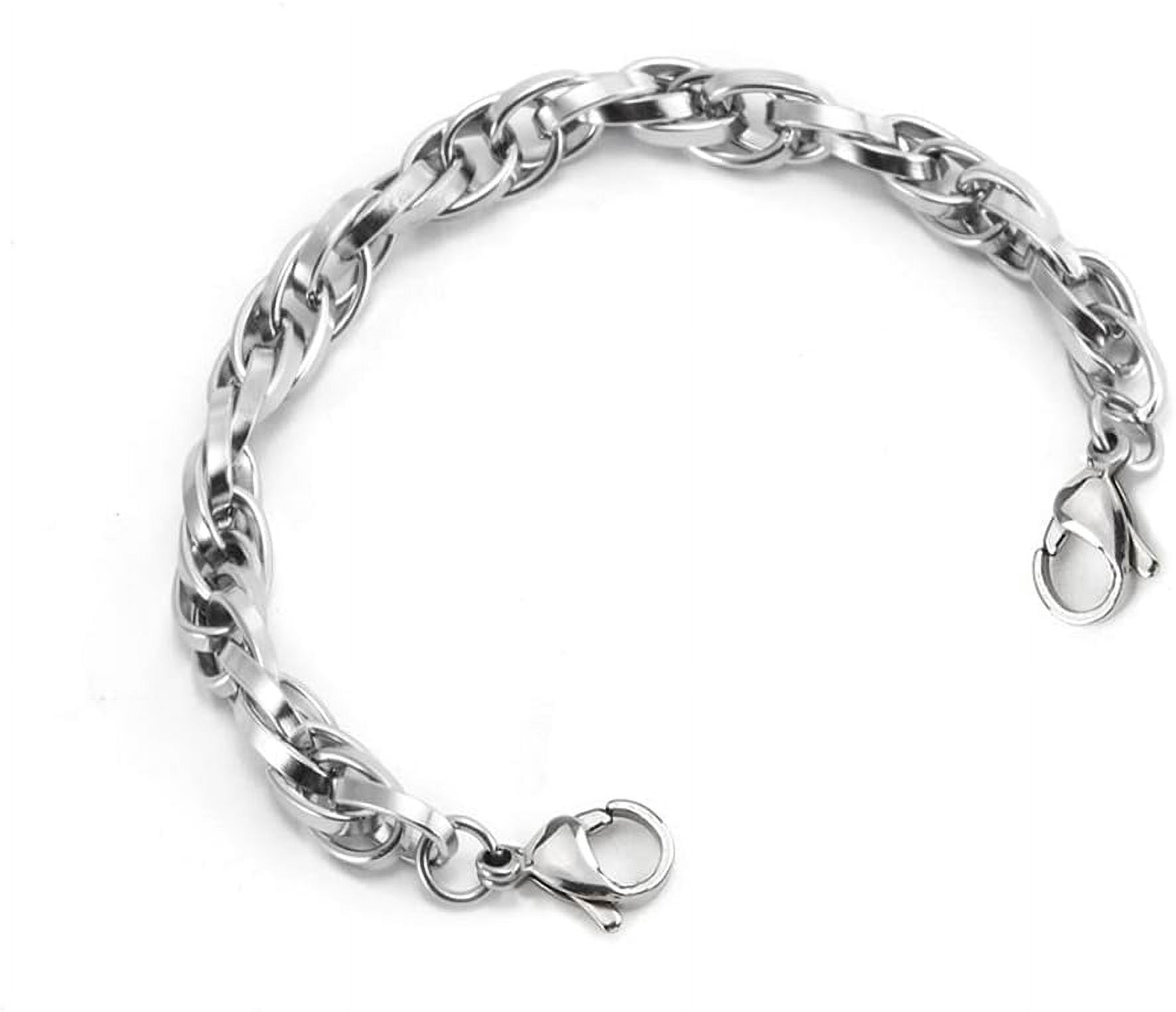XBage Medical Bracelet Chain - Stainless Steel Wheat Chain ...