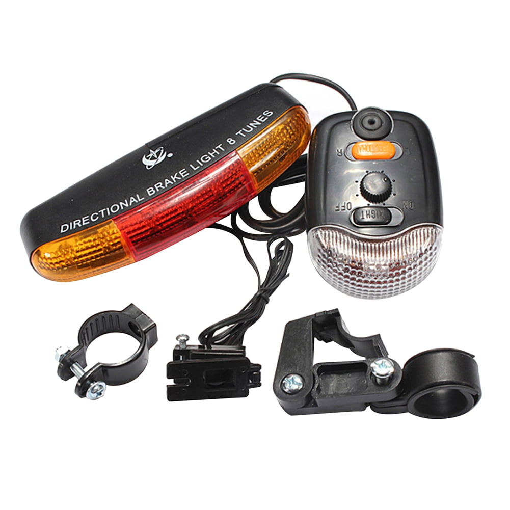 XC-408 Bike Bicycle Safety Light with 7-LED, Turn Signal, Brake Tail ...