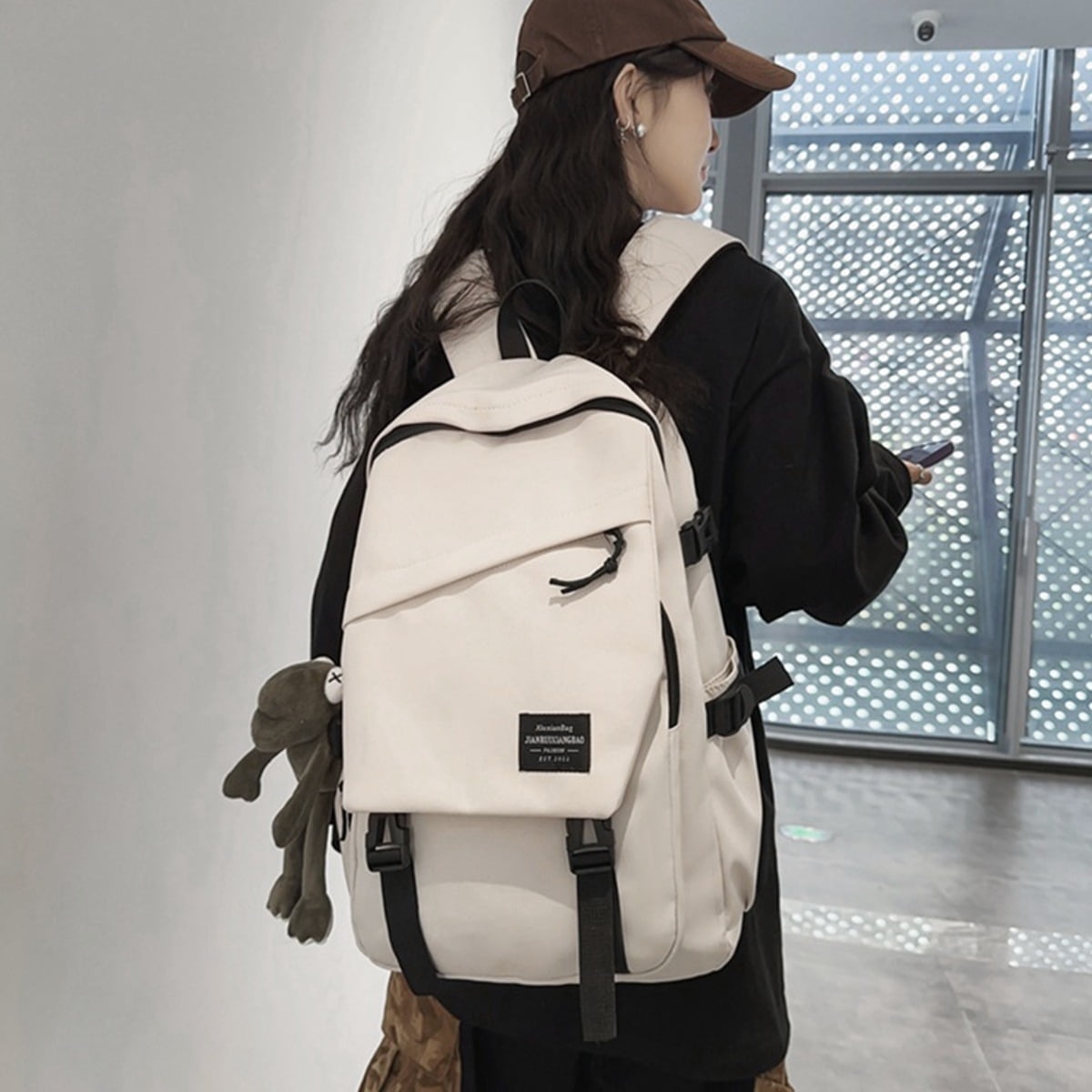 XC Large Capacity Oxford Cloth Backpack, 15.6 Inch Laptop Bag for ...