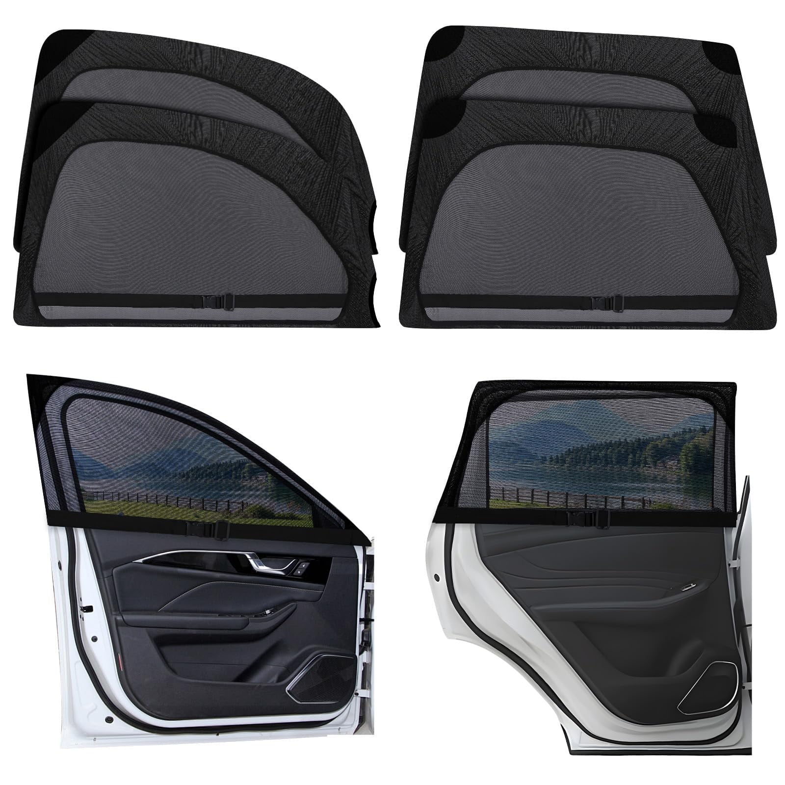 XCBYT Car Window Shades, Car Window NSD3 Covers to Block UV and Heat ...