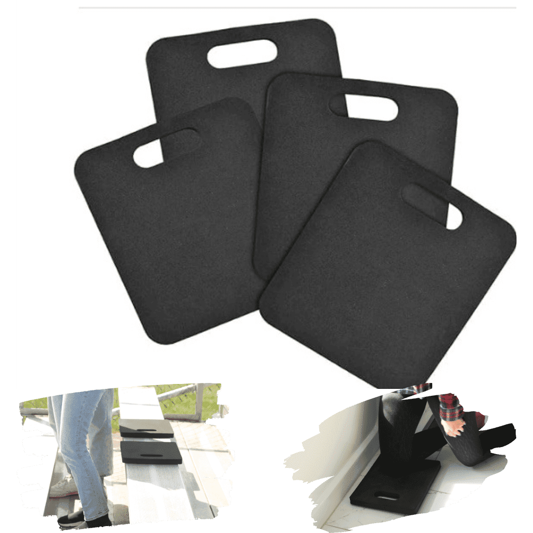 XCEL Portable Stadium Seat Pad Cushions 4 Pack - Foam Rubber Bleacher ...